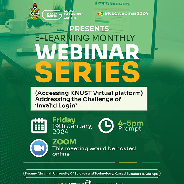 Welcome to E-Learning KNUST | Elearning, KNUST